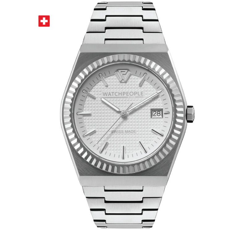 WatchPeople | WP1 - Metal White – TIME ZONE