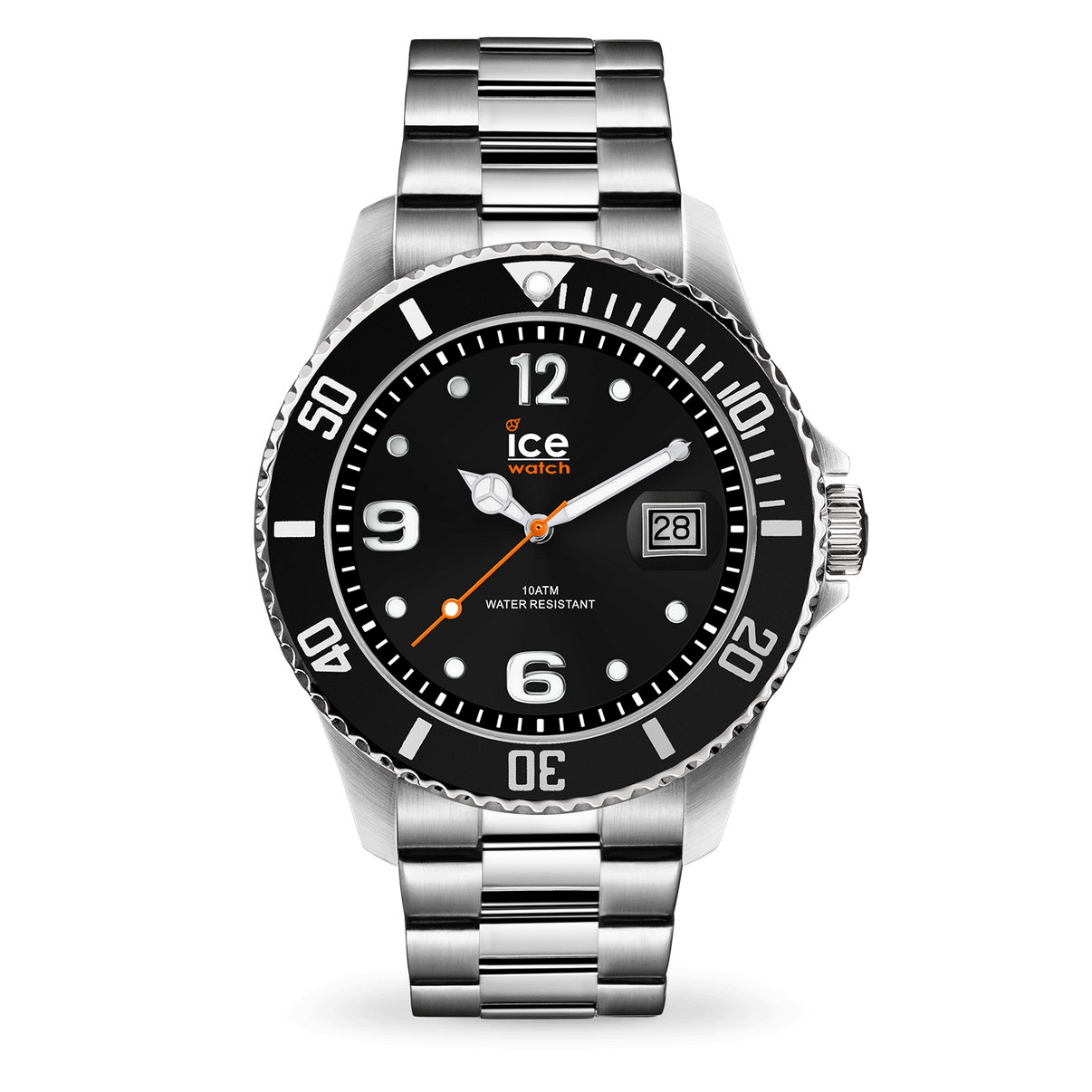 Ice-Watch | Ice Steel - Black Silver - Large – TIME ZONE
